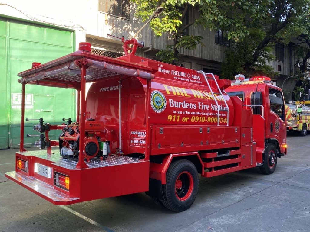Isuzu NMR85 Tanker Type “Budget” Fire Truck 2000 Liters Painted Water ...